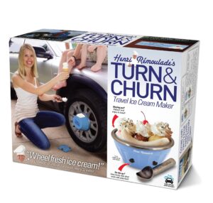 prank-o turn & churn gag gift empty box, birthday gift box, wrap your real present in a convincing and funny fake gift box, practical joke for birthday presents, holidays, parties