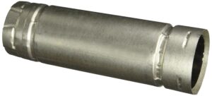 duravent 3" x 12" stainless straight pipe