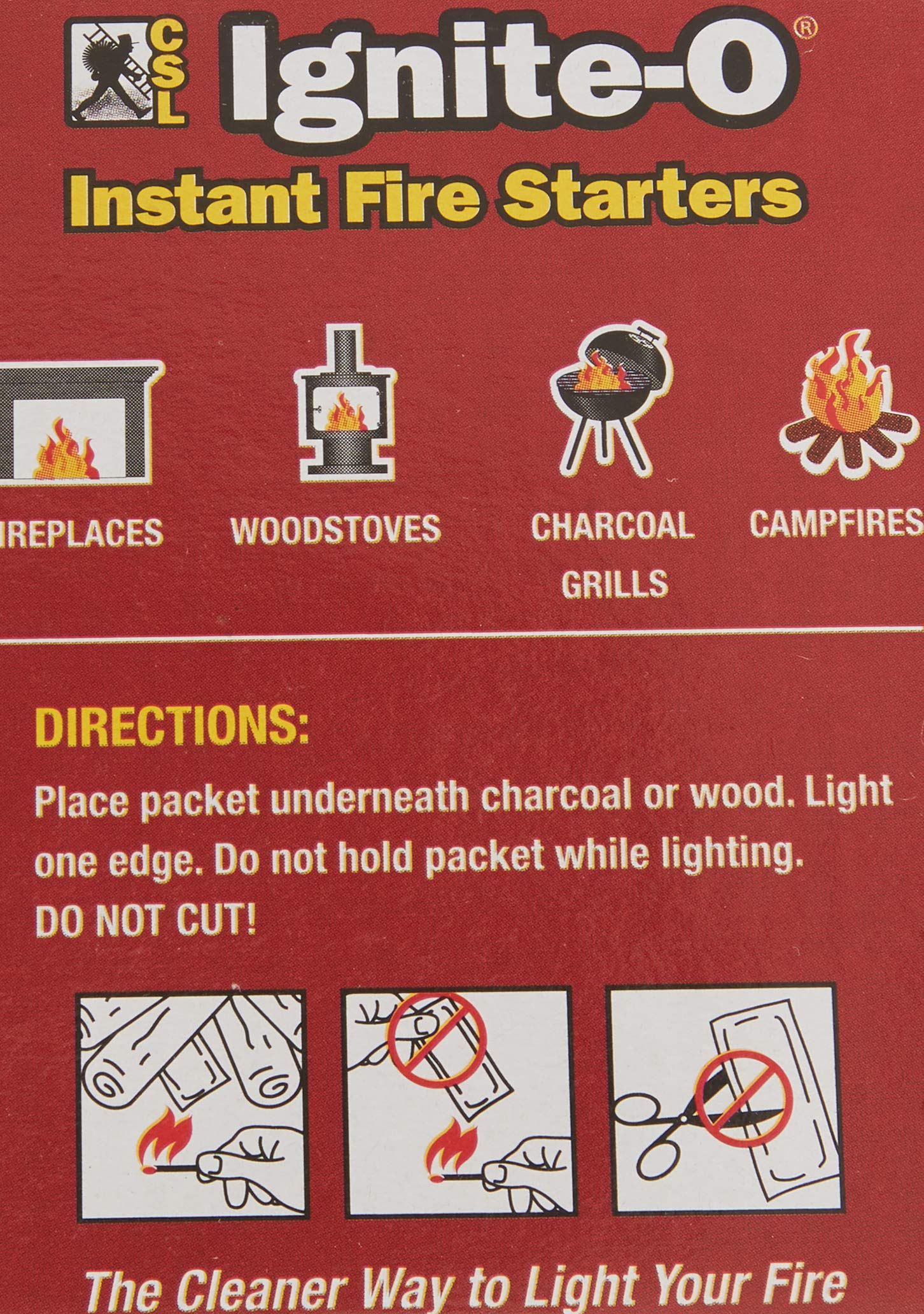 Ignite-O Creosote Sweeping Log FS855-24 Instant Fire Starter, 12-Packets, Brown/A