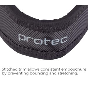 Pro Tec Protec NLS310M 22-Inch Ballistic Neoprene Less-Stress Saxophone Neck Strap with Coated Metal Hook Abdominal Support,Black