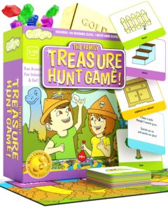 gotrovo the family treasure hunt game! active search and find treasure hunt game for kids | best cooperative board games for kids ages 4-8