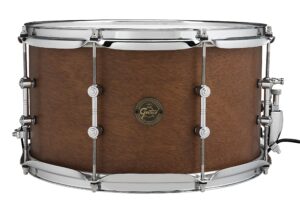 gretsch drums full range s1-0814sd-mah 8x14" the swamp dawg snare drum, satin natural