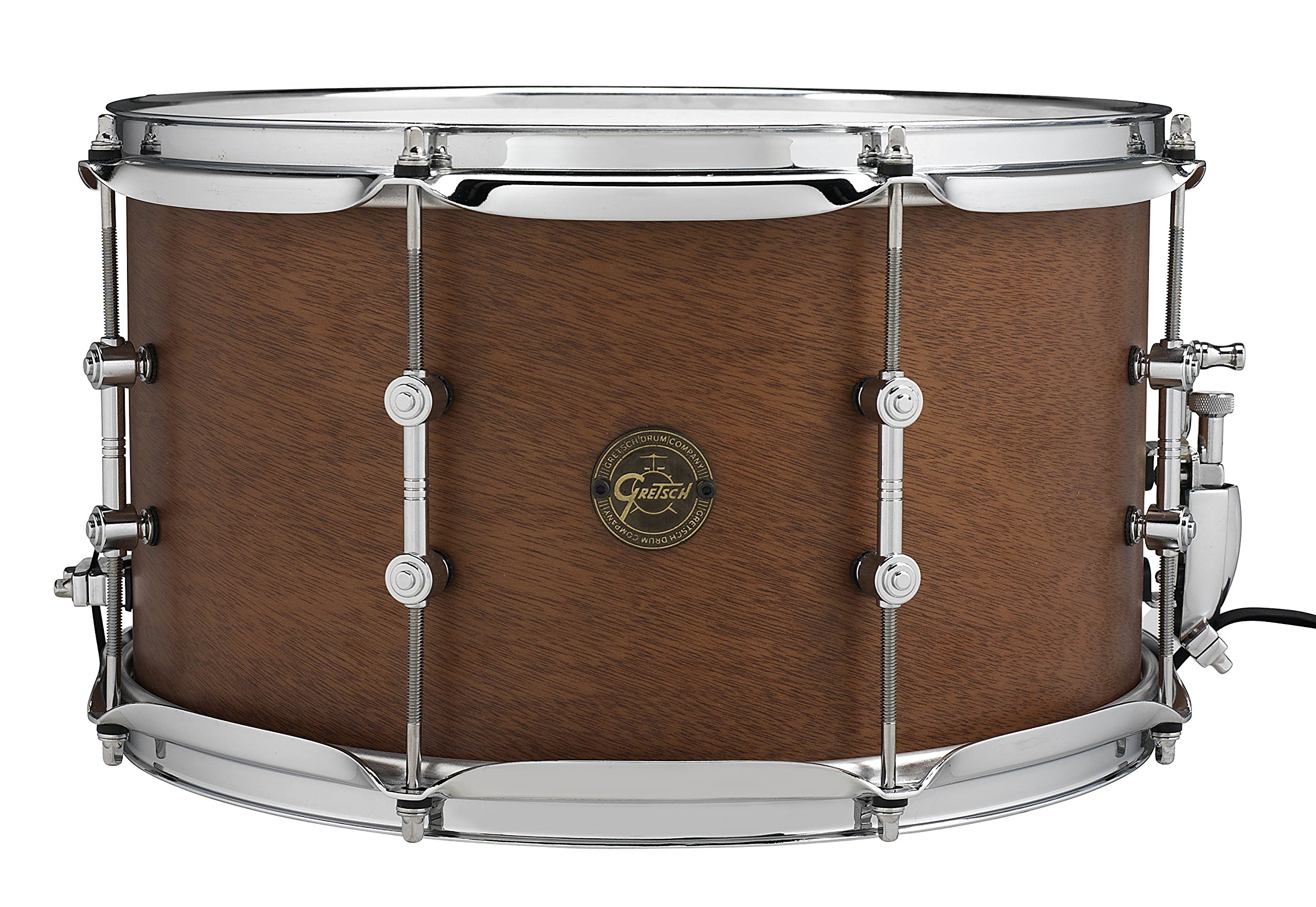 Gretsch Drums Full Range S1-0814SD-MAH 8x14" The Swamp Dawg Snare Drum, Satin Natural