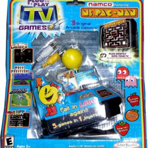 Pac-Man Ms Plug-and-Play with 5 Classic Arcade Games