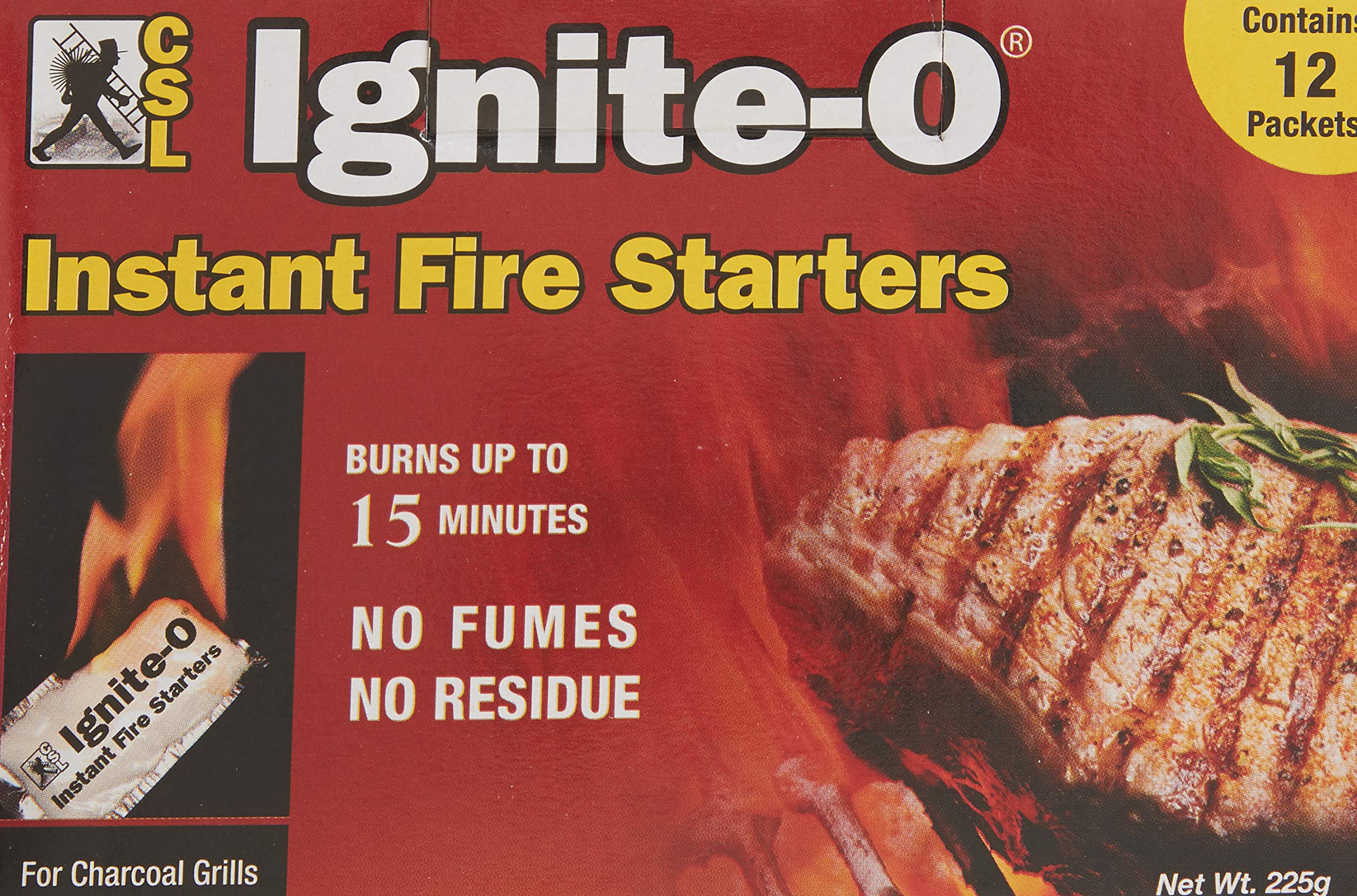 Ignite-O Creosote Sweeping Log FS855-24 Instant Fire Starter, 12-Packets, Brown/A