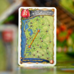 Ticket to Ride Nederland Board Game EXPANSION - Train Route-Building Strategy Game, Fun Family Game for Kids & Adults, Ages 8+, 2-5 Players, 30-60 Minute Playtime, Made by Days of Wonder