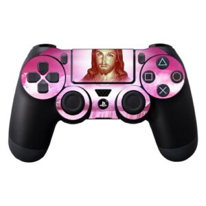 mightyskins skin compatible with sony ps4 controller - jesus | protective, durable, and unique vinyl decal wrap cover | easy to apply, remove, and change styles | made in the usa