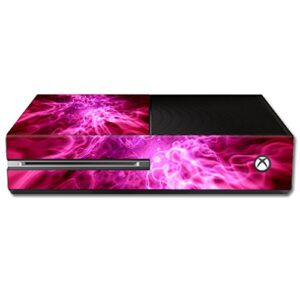 mightyskins skin compatible with microsoft xbox one console wrap sticker skins red mystic flames