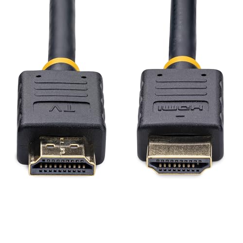 StarTech.com 5m (15 ft) Active High Speed HDMI Cable - Ultra HD 4k x 2k HDMI Cable - HDMI to HDMI M/M - 1080p - Audio Video Gold-Plated (HDMM5MA)