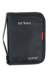 tatonka rfid b geldaufbewahrung travel zip, 17 x 12 x 3 cm black black size:17 x 12 x 3 cm