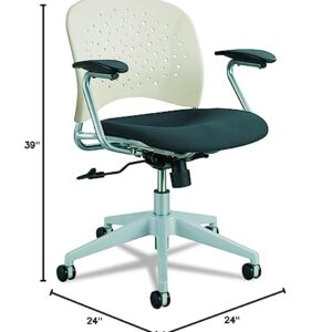 Safco Products 6803LT Reve Task Chair with Round Back, Latte