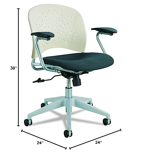 Safco Products 6803LT Reve Task Chair with Round Back, Latte