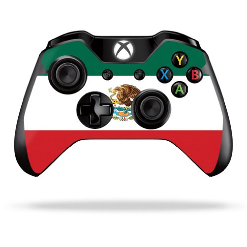 MightySkins Skin Compatible with Microsoft Xbox One or One S Controller - Mexican Flag | Protective, Durable, and Unique Vinyl wrap Cover | Easy to Apply, Remove, and Change Styles | Made in The USA