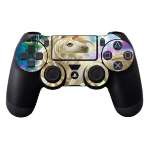 protective vinyl skin decal skin compatible with sony playstation dualshock 4 controller wrap sticker skins unicorn