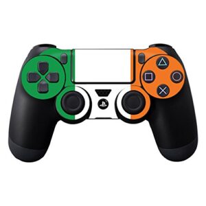 mightyskins skin compatible with sony ps4 controller - irish flag | protective, durable, and unique vinyl decal wrap cover | easy to apply, remove, and change styles | made in the usa