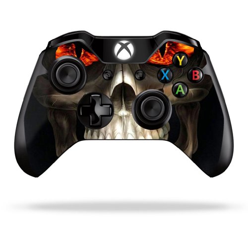 MightySkins Skin Compatible with Microsoft Xbox One or One S Controller - Evil Reaper | Protective, Durable, and Unique Vinyl wrap Cover | Easy to Apply, Remove, and Change Styles | Made in The USA