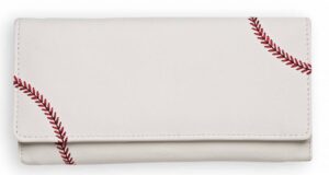 zumer sport baseball leather ball material women's wallet