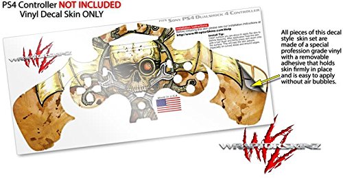 WraptorSkinz Vinyl Decal Skin Compatible with Sony PS4 Controller PlayStation 4 Original Slim and Pro Airship Pirate (Controller NOT Included)