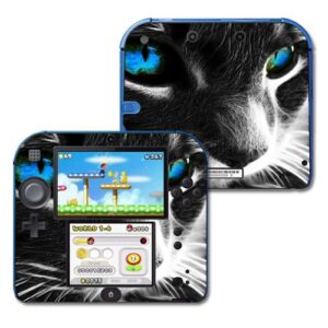 mightyskins skin compatible with nintendo 2ds - cat | protective, durable, and unique vinyl decal wrap cover | easy to apply, remove, and change styles | made in the usa