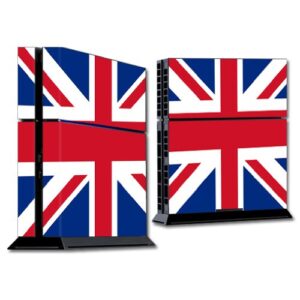 mightyskins skin compatible with sony playstation 4 ps4 console wrap sticker skins british pride