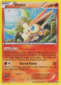 pokemon - victini (23/113) - legendary treasures - holo