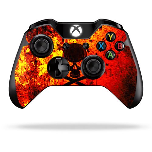 MightySkins Skin Compatible with Microsoft Xbox One or One S Controller - Bio Skull | Protective, Durable, and Unique Vinyl wrap Cover | Easy to Apply, Remove, and Change Styles | Made in The USA