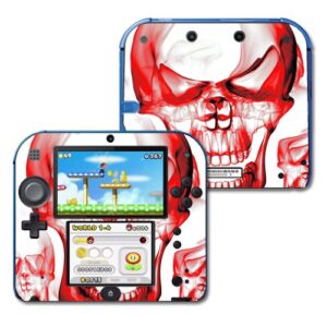 mightyskins skin compatible with nintendo 2ds wrap sticker skins melting skulls