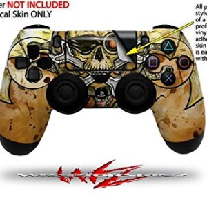 WraptorSkinz Vinyl Decal Skin Compatible with Sony PS4 Controller PlayStation 4 Original Slim and Pro Airship Pirate (Controller NOT Included)