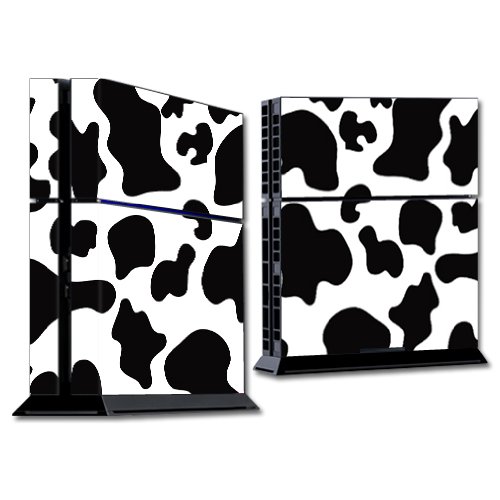 MightySkins Skin Compatible with Sony PS4 Console - Cow Print | Protective, Durable, and Unique Vinyl Decal wrap Cover | Easy to Apply, Remove, and Change Styles | Made in The USA