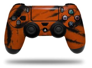 wraptorskinz vinyl decal skin compatible with sony ps4 controller playstation 4 original slim and pro tie dye bengal side stripes (controller not included)