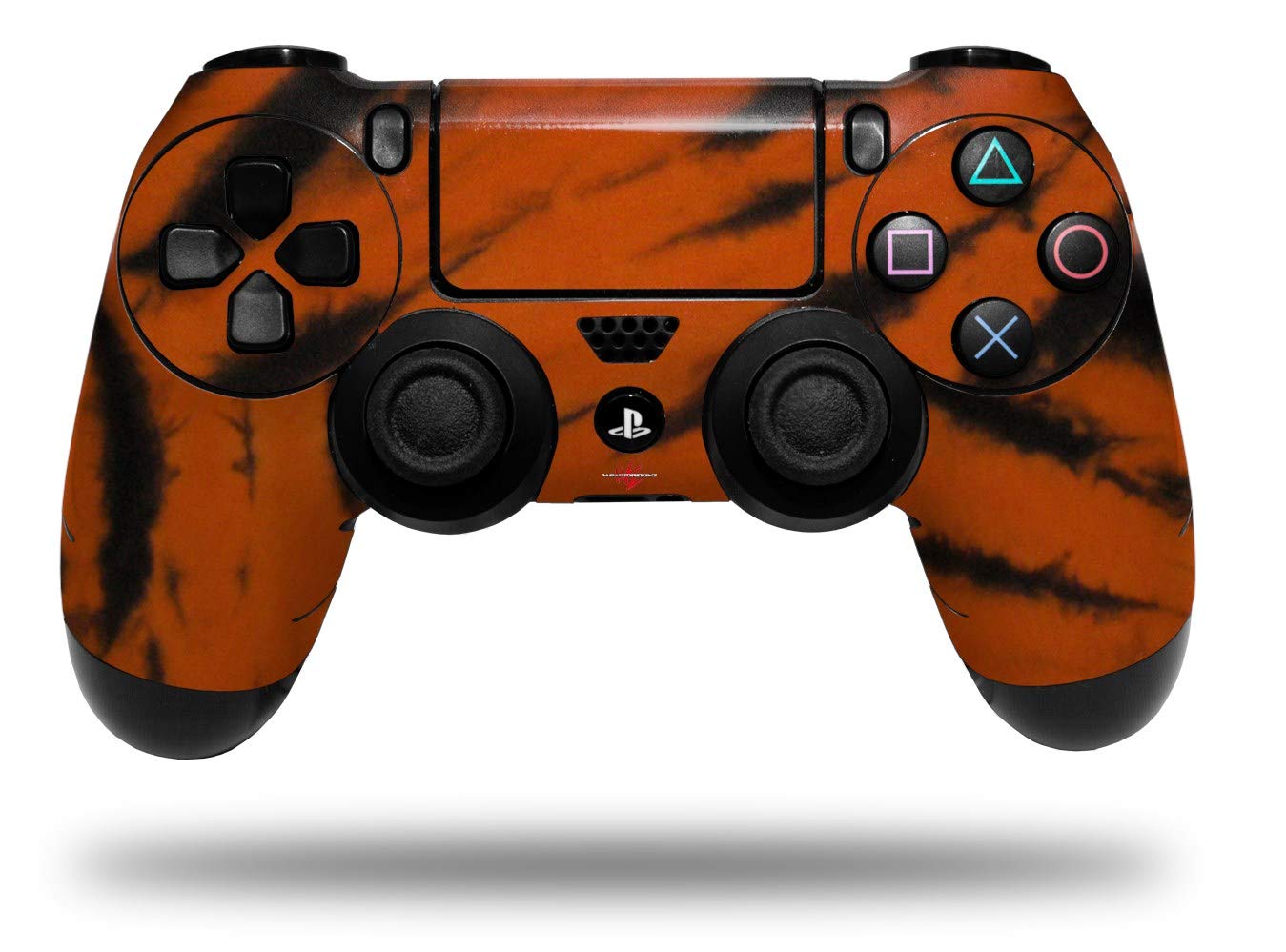 WraptorSkinz Vinyl Decal Skin compatible with Sony PS4 Controller PlayStation 4 Original Slim and Pro Tie Dye Bengal Side Stripes (CONTROLLER NOT INCLUDED)