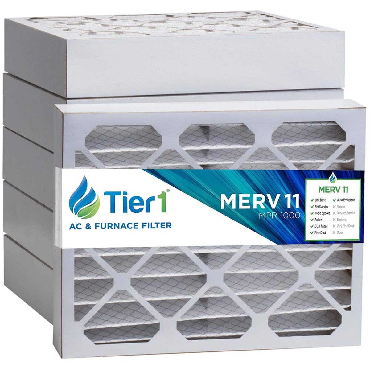 Tier1 20x25x4 Merv 11 Ultra Allergen Air Filter 6 Pack