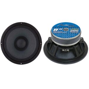 Audiopipe 2 Pairs APMB8 8" inch 1000W Low/Mid Bass Frequency Loudspeakers Speakers APMB-8 - Blk