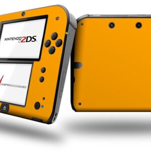 Solids Collection Orange - WraptorSkinz Decal Style Vinyl Skin Compatible With Nintendo 2DS (2DS NOT INCLUDED)