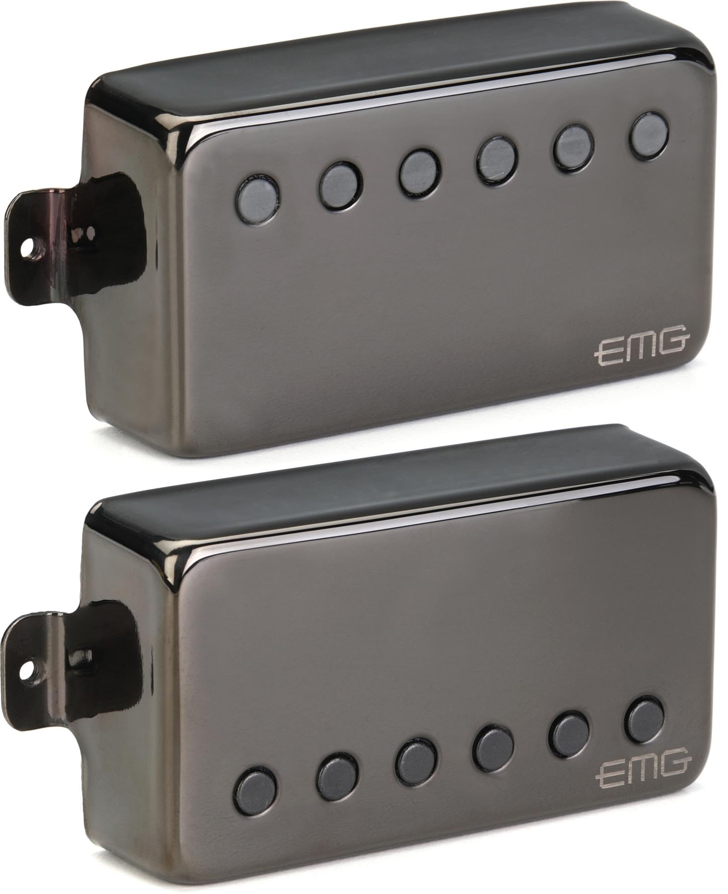 EMG JH James Hetfield Signature Guitar Pickup Set, Black Chrome