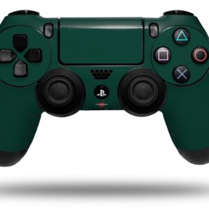 WraptorSkinz Skin Compatible with Sony PS4 Dualshock Controller PlayStation 4 Original Slim and Pro Solids Collection Hunter Green (Controller NOT Included)