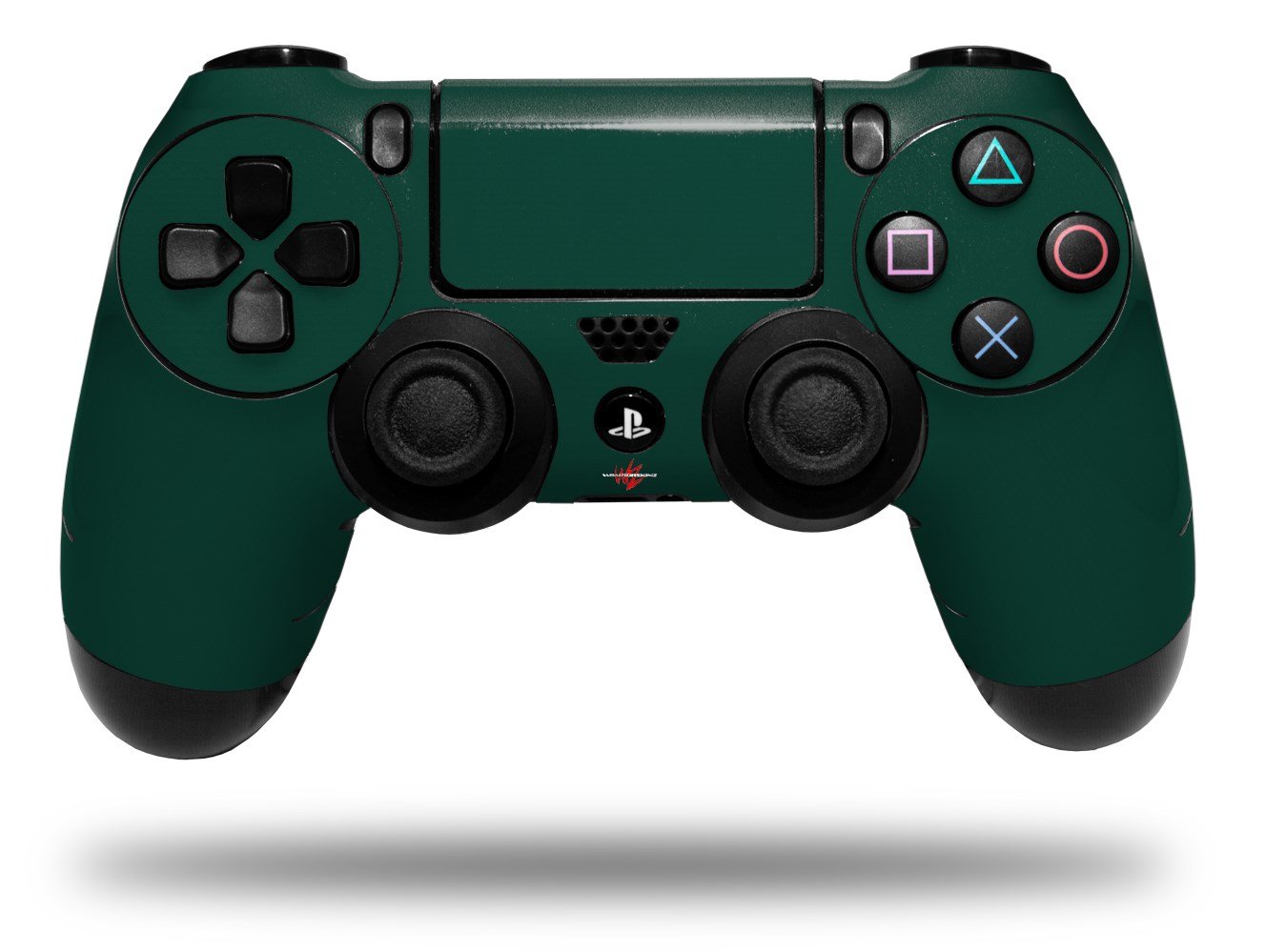 WraptorSkinz Skin Compatible with Sony PS4 Dualshock Controller PlayStation 4 Original Slim and Pro Solids Collection Hunter Green (Controller NOT Included)