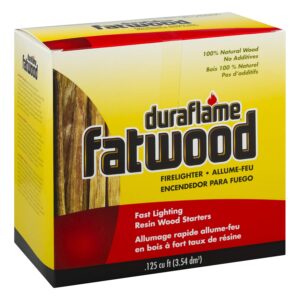 duraflame fatwood firelighters - .125 cu ft