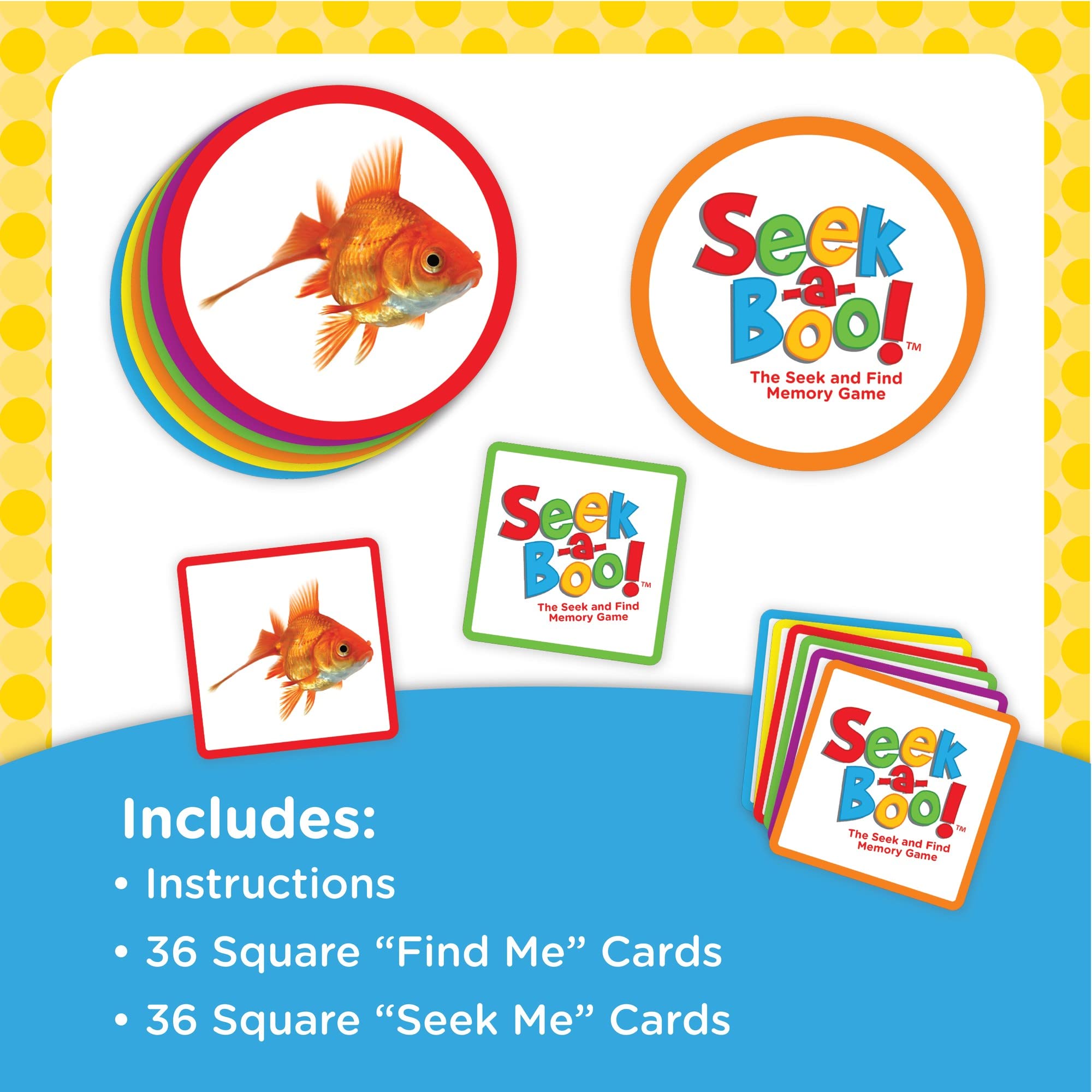 MindWare Seek-a-Boo Seek and Find Memory Game and Toddler Flash Cards Matching Game