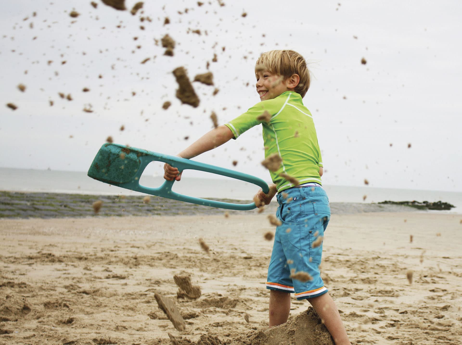 Quut Scoppi Preschool Beach and Snow Shovel - Green