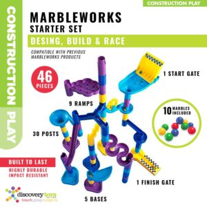 Discovery Toys MARBLEWORKS® Marble Run Ultra Deluxe Set | Kid-Powered Learning | STEM Educational Building Block Toy Learning & Childhood Development 5 Years Old and Up