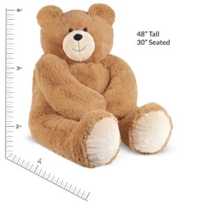 Vermont Teddy Bear Giant Teddy Bear - Big Teddy Bear, 4 Foot, 48", 4 FT, Giant Stuffed Animal