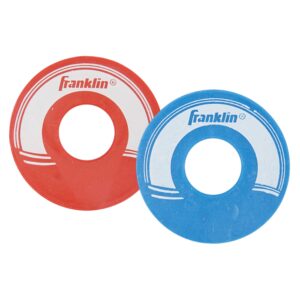 Franklin Sports Washer Set - (2) 12" x 12" Folding Targets - Portable Fun - Perfect for Beach, Tailgating, Parties - Replacement Bottle Cap Washers , (Blue,Red)