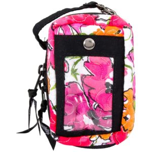 Donna Sharp Cell Phone Purse Crossbody Shoulder Bag for Women Ladies and Girls (Malibu Flower)