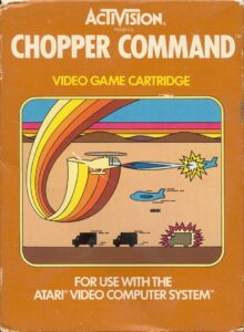 chopper command atari 2600 video game cartridge