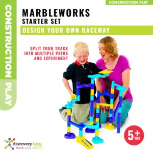 Discovery Toys MARBLEWORKS® Marble Run Ultra Deluxe Set | Kid-Powered Learning | STEM Educational Building Block Toy Learning & Childhood Development 5 Years Old and Up