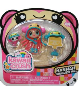 spin master kawaii crush hannah banana nom nom cuddly pet collection