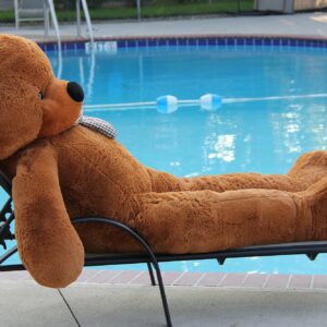 Joyfay 78" Giant Teddy Bear Huge 6.5 feet Stuffed Teddy Bear Soft Toy Valentine's Big Gift (Dark Brown)