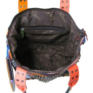 Amerileather QMetal Crossbones (Rainbow)