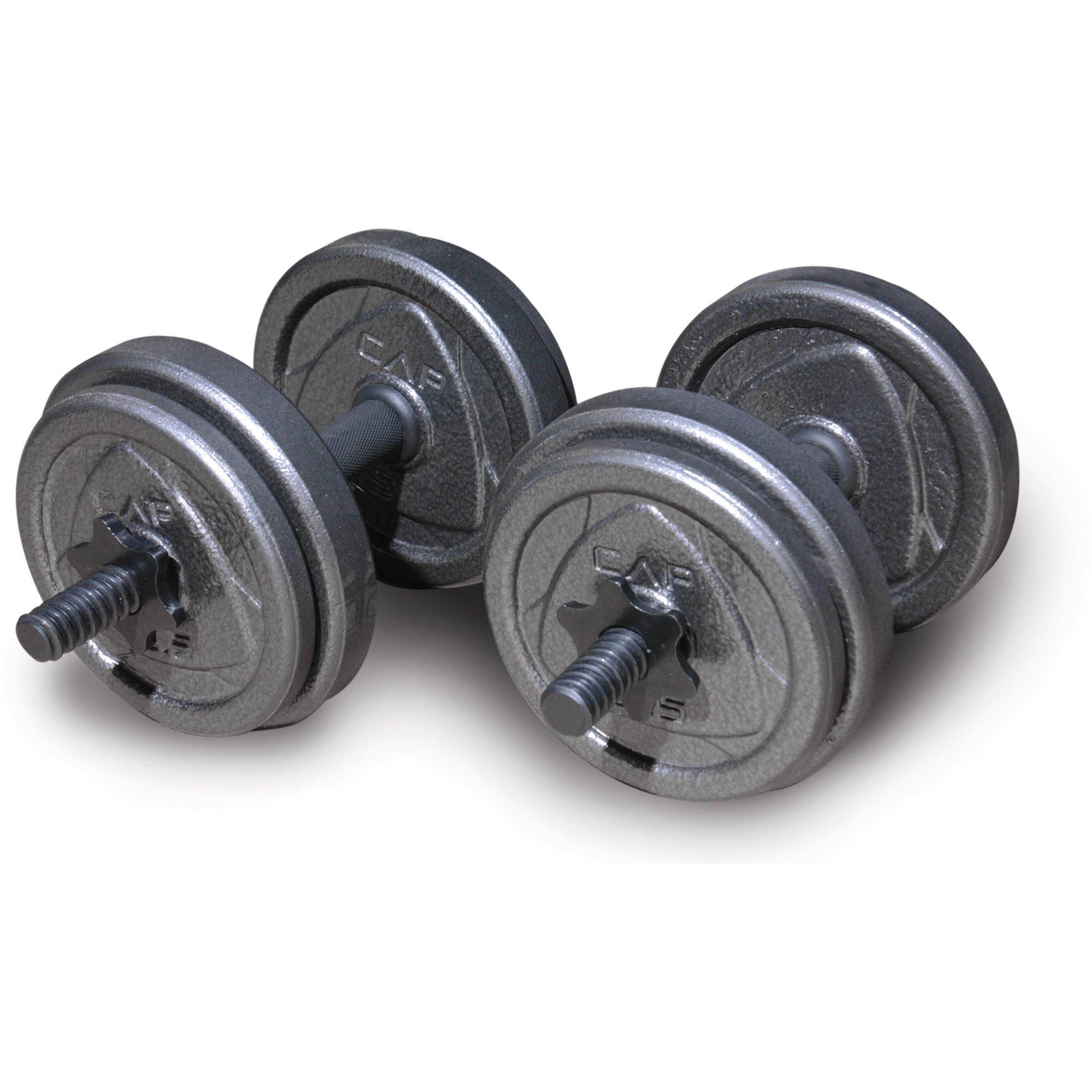 CAP Adjustable Cast Iron Dumbbell Set